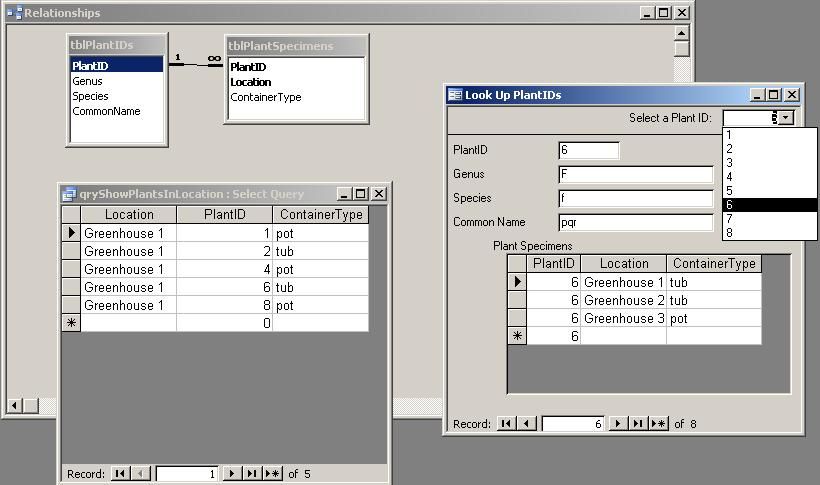 Need some help designing a database for a Plant Collection. : r/MSAccess