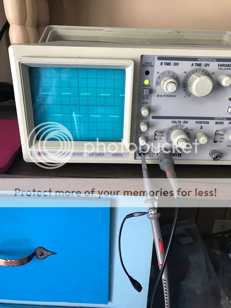 No square wave on oscilloscope calibration : r/amateurradio